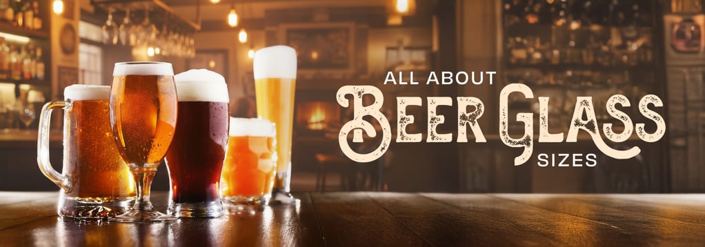 Beer Glass Sizes - Chart & Dimensions Guide
