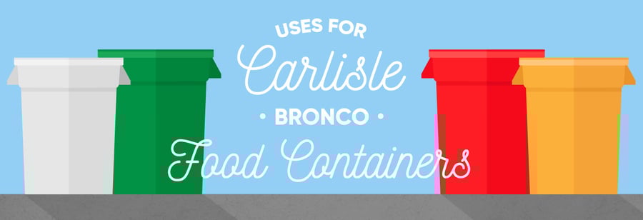 Bronco Containers are NSF-Approved for Holding Food